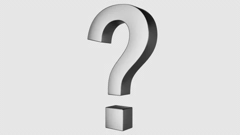 A question mark rotating on an alpha cha... | Stock Video | Pond5