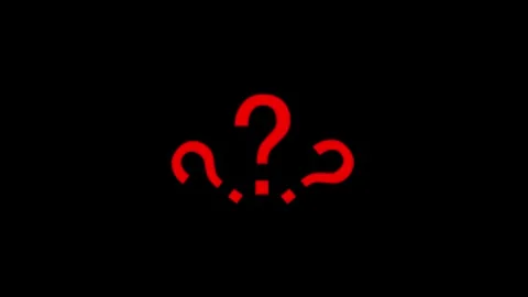 Question mark scale animation | Stock Video | Pond5
