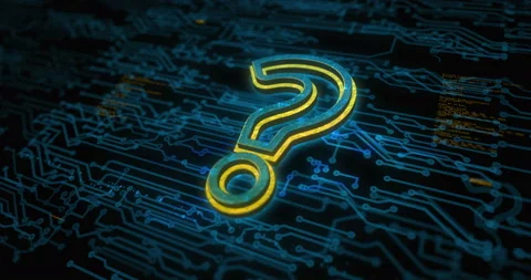 Question mark search and quest symbol di... | Stock Video | Pond5