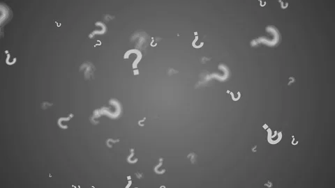 Question mark spine background White | Stock Video | Pond5
