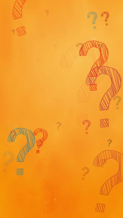 Question mark symbol animated pattern on... | Stock Video | Pond5