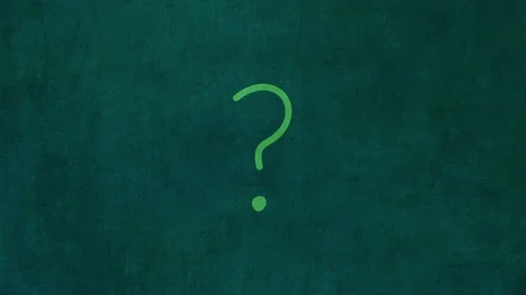 Question mark symbol falling down and bo... | Stock Video | Pond5