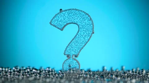 Question mark underwater in bubbles of o... | Stock Video | Pond5