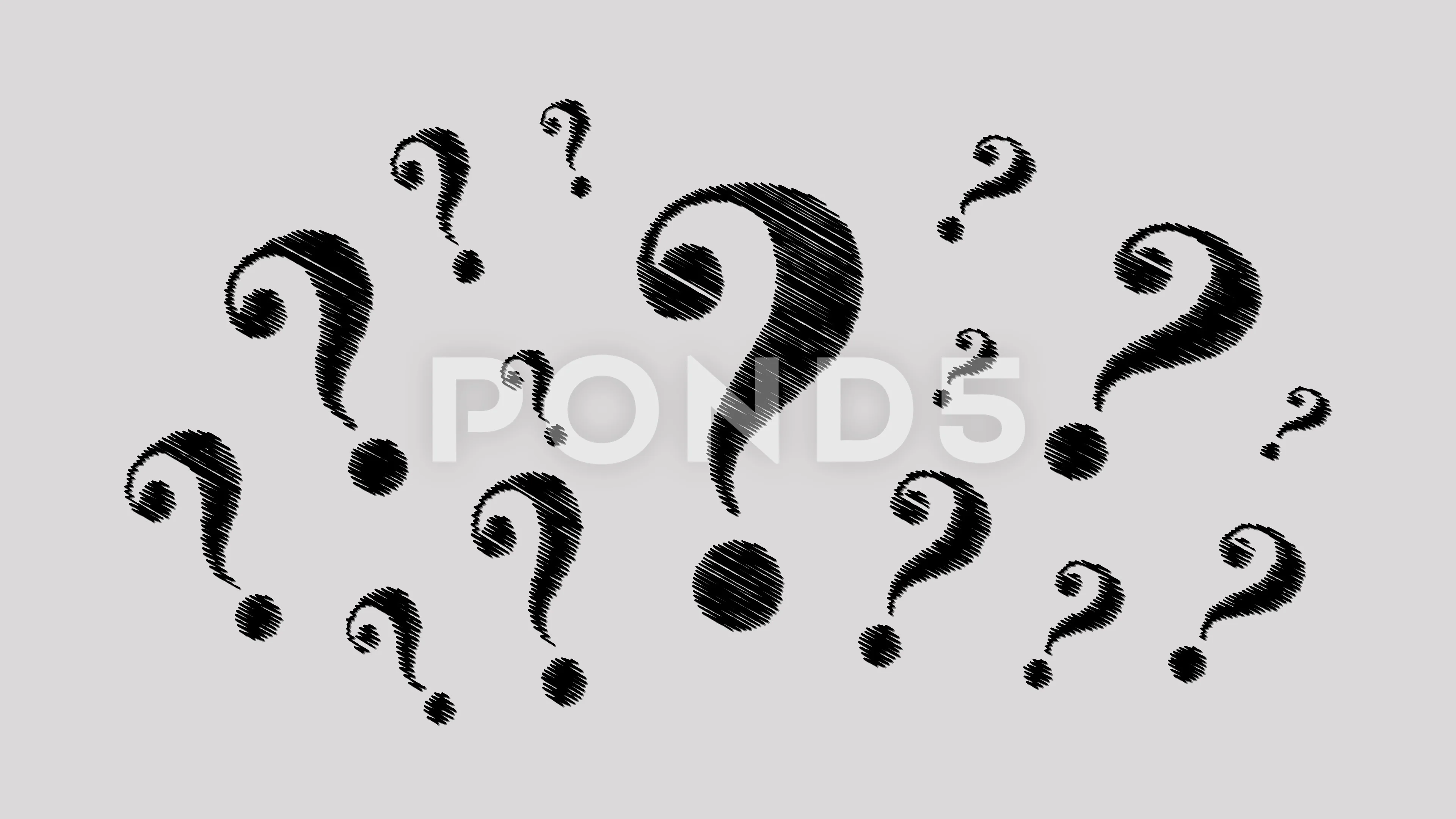 Moving Question Mark Clip Art