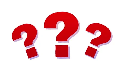 Question marks animated on white backgro... | Stock Video | Pond5