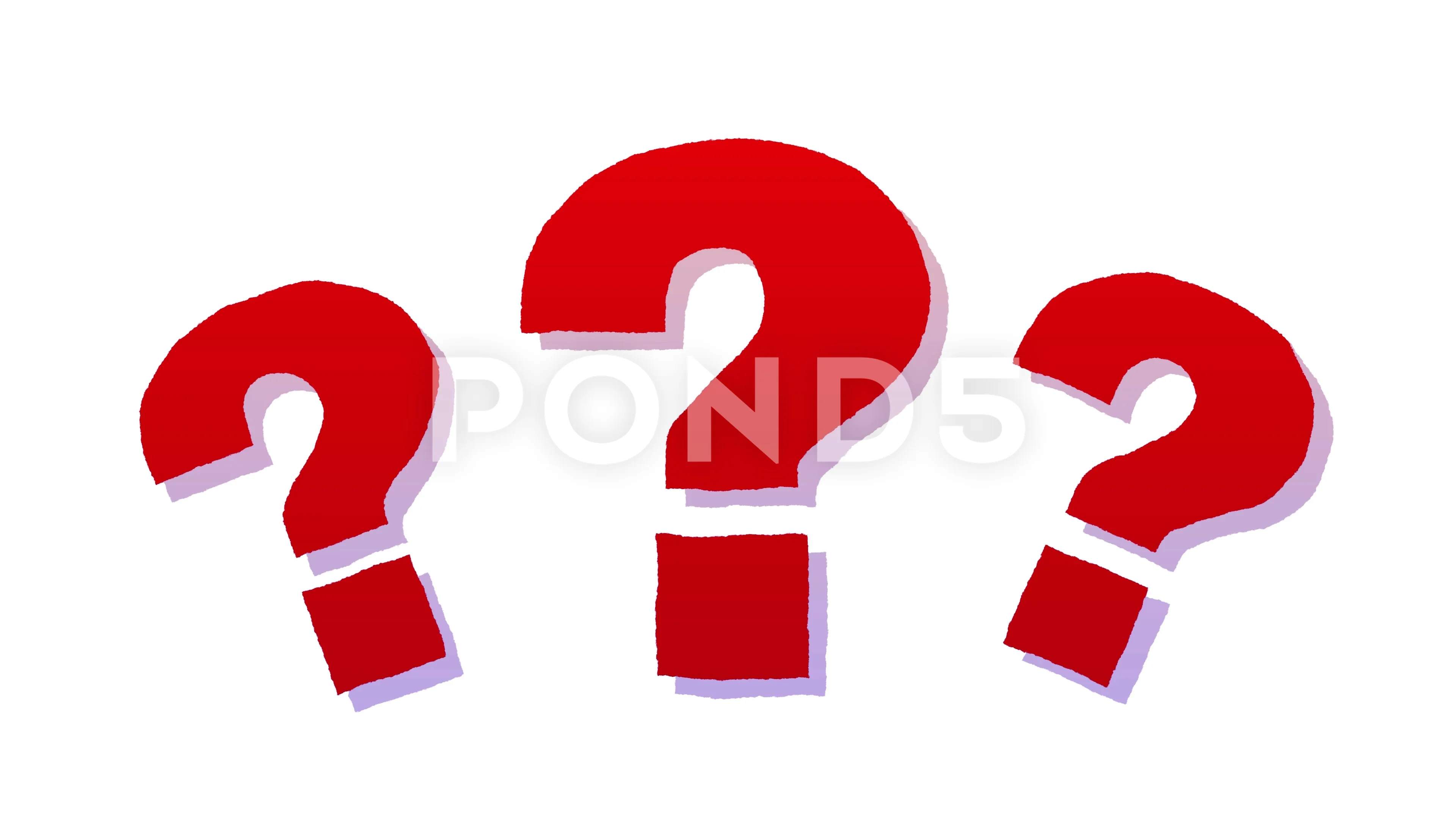 Red Question Mark Without Background