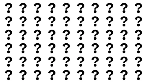 Question marks appear with a bouncing an... | Stock Video | Pond5