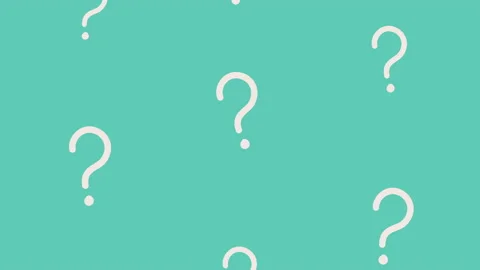 question marks symbols pattern animation | Stock Video | Pond5