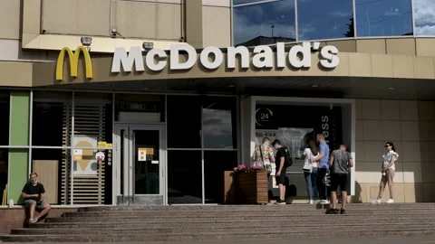 Mcdonalds Window Stock Footage ~ Royalty Free Stock Videos | Pond5