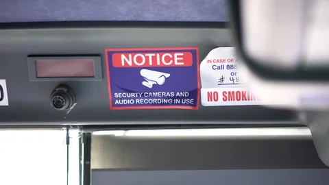 Quick 4k glimpse at a generic security c... | Stock Video | Pond5