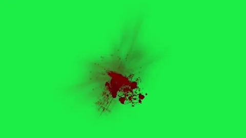 Quick Blood Splatter Effect Animation Gr... | Stock Video | Pond5