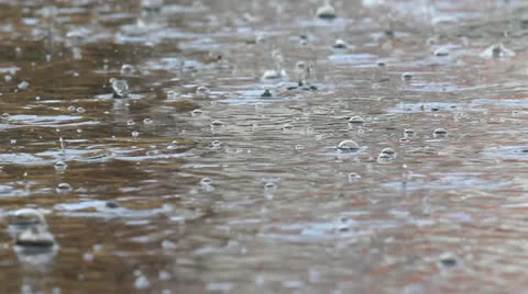 Rain Water Stock Video Footage | Royalty Free Rain Water Videos | Pond5