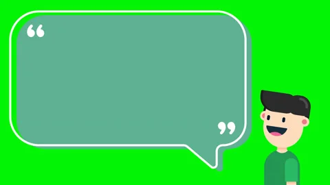 Thinking Bubble Green Screen Stock Footage ~ Royalty Free Stock Videos ...