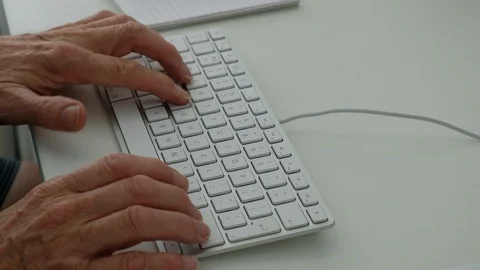 Qwerty Keyboard typing | Stock Video | Pond5