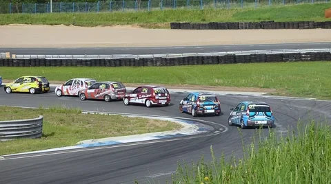 Race Course Cars Stock Footage ~ Royalty Free Stock Videos | Pond5