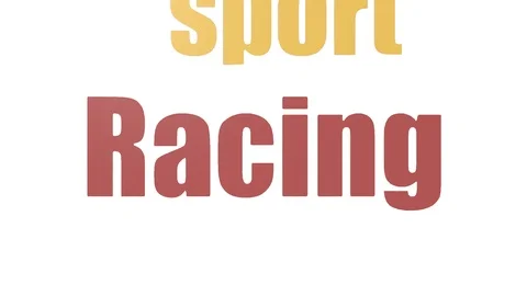 Racing Animated Word Cloud Isolated On W... | Stock Video | Pond5