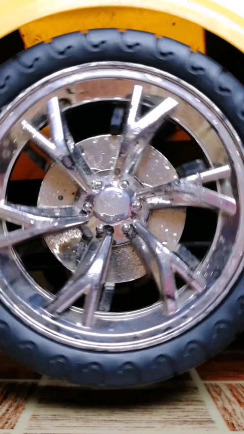 Car Wheel Spinning Intro Clip For Racing Car Presentation Branding ...