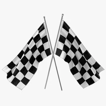 3D Model: Racing Flags 3D Models Collection #91498075
