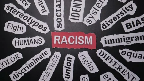 RACISM Word Cloud Definition Animation L... | Stock Video | Pond5