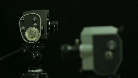 Rack focus from one camera to another on... | Stock Video | Pond5