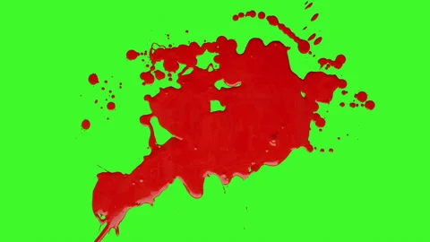 Blood Green Screen Stock Video Footage | Royalty Free Blood Green ...