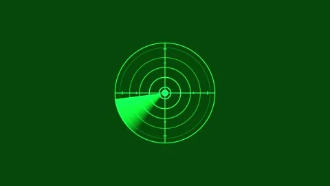 Radar animation on the background ,techn... | Stock Video | Pond5
