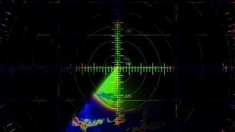 Radar Front View of Flying through Deep ... | Stock Video | Pond5