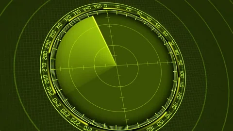 Radar HUD Screen Animation 4K. sonar rad... | Stock Video | Pond5