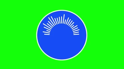 Radial audio spectrum animation in circl... | Stock Video | Pond5