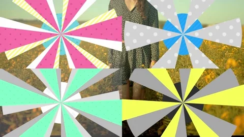 Radial Stripe Transitions ~ After Effects Project #200993855