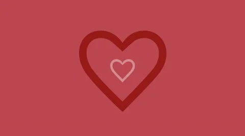 Radiating heart animation | Stock Video | Pond5