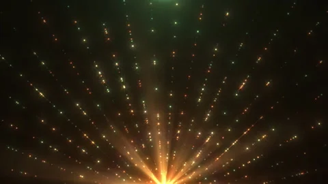 Radiating Particle Light Ray Background ... | Stock Video | Pond5
