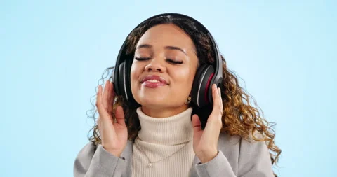 Radio, dance and sing with a woman on a ... | Stock Video | Pond5