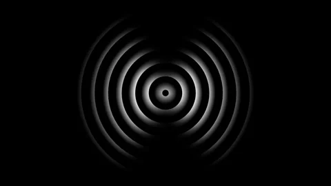 Radio wave station signal animated green... | Stock Video | Pond5