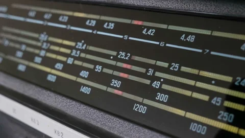 Old Radio Tuning Stock Footage ~ Royalty Free Stock Videos | Pond5