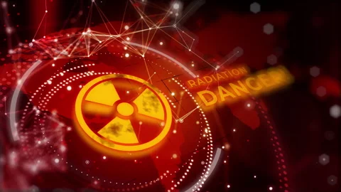 Radioactive Icon Stock Video Footage | Royalty Free Radioactive Icon ...