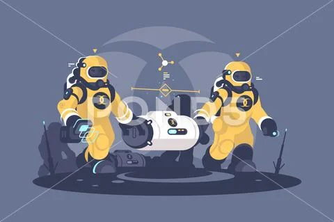 Radioactive weapon waste capsule. ~ Clip Art #95932979