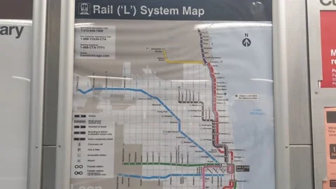 Rail System Map Signage | Stock Video | Pond5