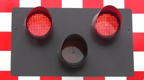 railway safety. Amber warning light turn... | Stock Video | Pond5