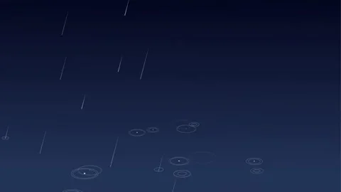 Rain background and 2d animation, water ... | Stock Video | Pond5