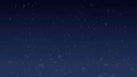 Rain background and 2d animation, water ... | Stock Video | Pond5