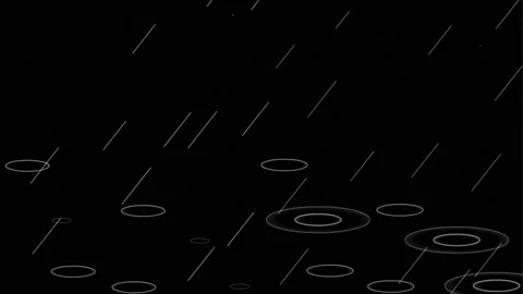 Rain background and 2d animation, water ... | Stock Video | Pond5
