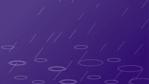 Rain background and 2d animation, water ... | Stock Video | Pond5