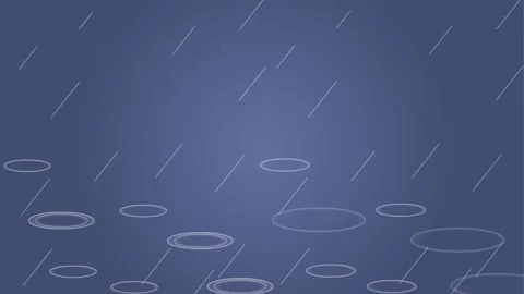 Rain background and 2d animation, water ... | Stock Video | Pond5