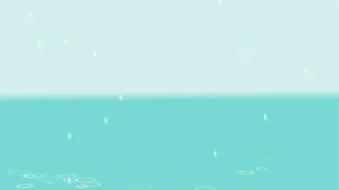 Rain background and 2d animation, water ... | Stock Video | Pond5