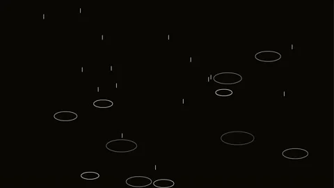 Rain background and 2d animation, water ... | Stock Video | Pond5