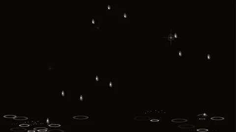 Rain background and 2d animation, water ... | Stock Video | Pond5