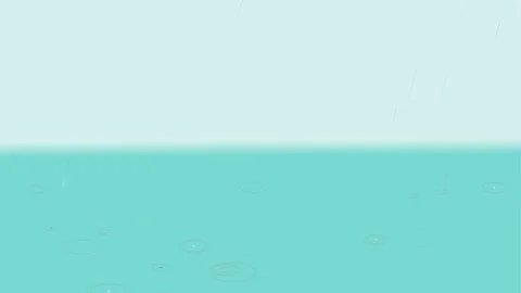 Rain background and 2d animation, water ... | Stock Video | Pond5