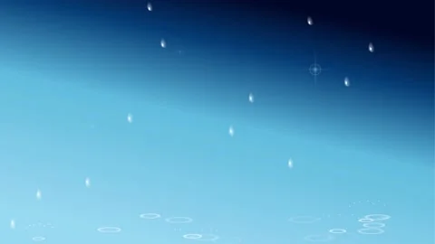 Rain background and 2d animation, water ... | Stock Video | Pond5