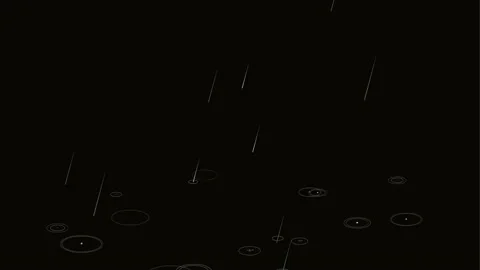 Rain background and 2d animation, water ... | Stock Video | Pond5